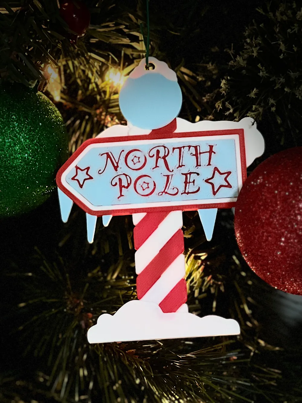 North Pole Ornament by BigJoe Prints MakerWorld: Download Free 3D Models