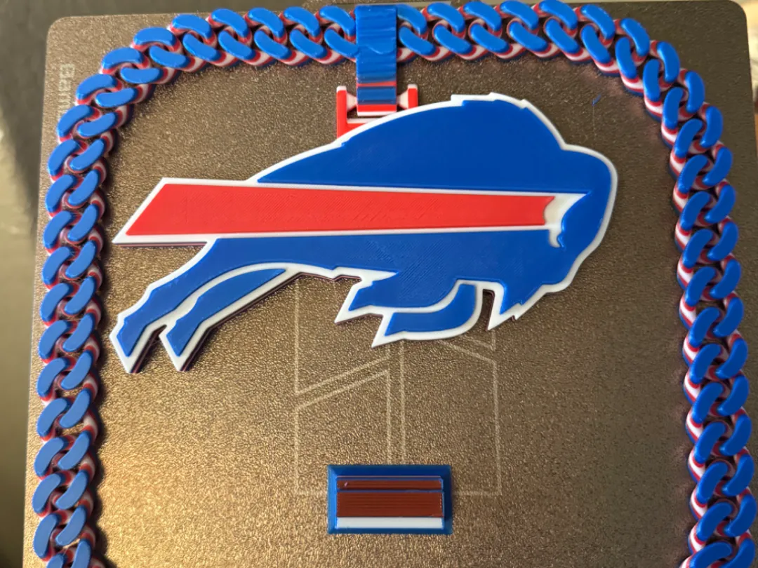 Buffalo Bills Sports Chain - Free 3D Print Model - MakerWorld
