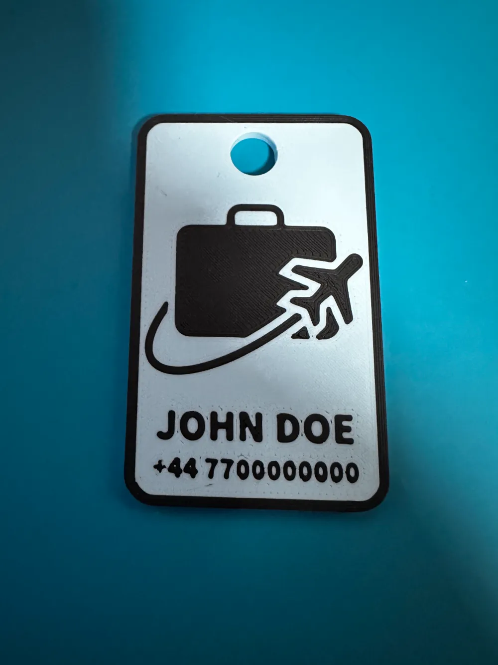 Customizable Luggage Tag by Printatron MakerWorld: Download Free 3D Models