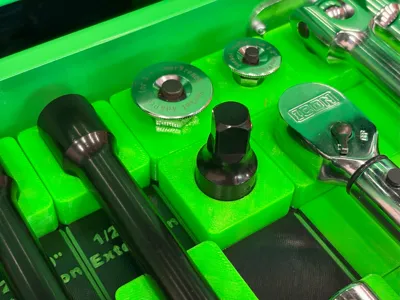 Gridfinity Ratchet Extension Holders by RobNordic MakerWorld: Download Free 3D Models