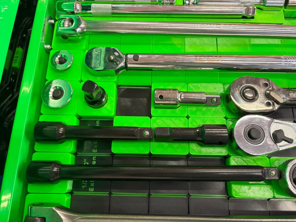 Gridfinity Ratchet Extension Holders By Robnordic Makerworld Download