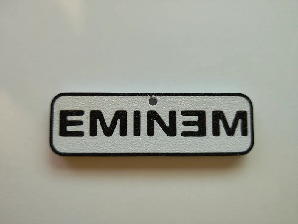 Eminem Slim Shady Keychain by Astro - MakerWorld