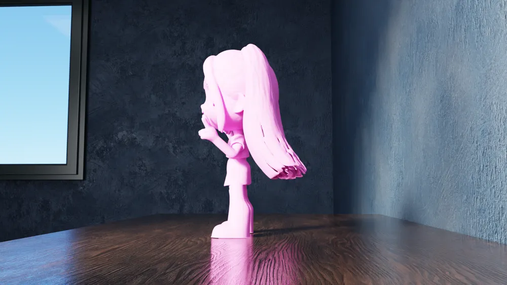 Chibi Mira Kpop Demon Hunters - Free 3D Print Model - MakerWorld