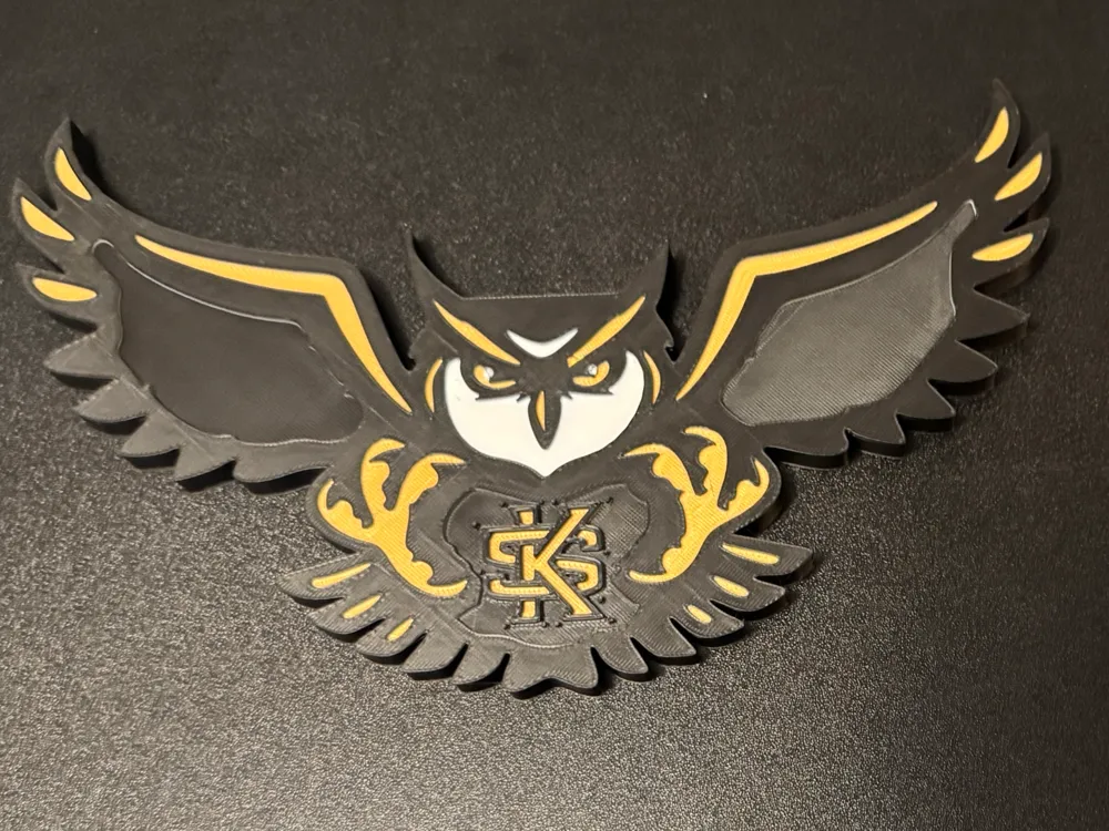 Kennesaw State Owls 3D Printed Wall Plaque by SSC4012 MakerWorld ...