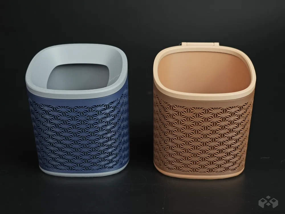 Mini Desktop Bin / 2 Lid Design / Kumiko by Meyui - MakerWorld