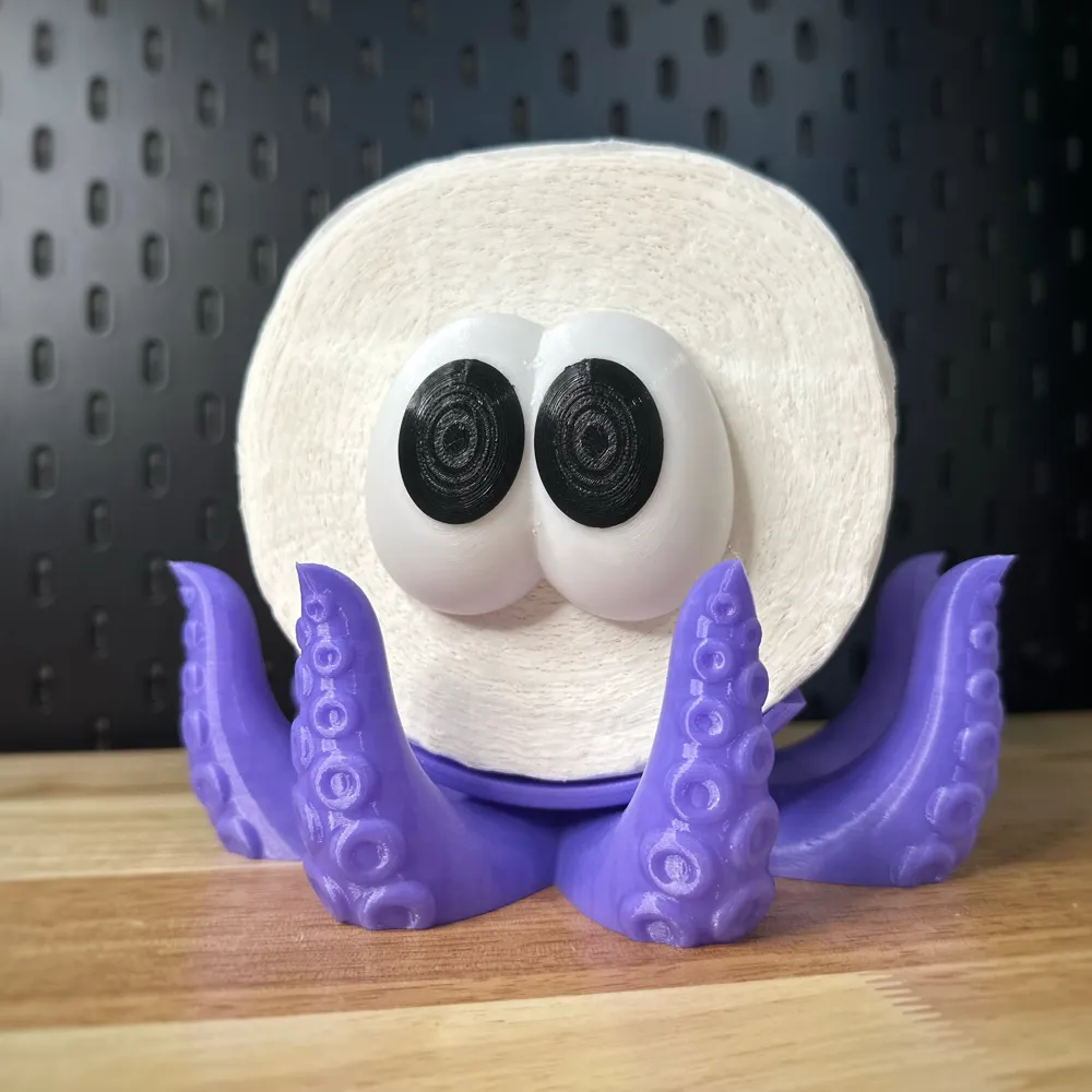 Octopus Toilet Paper Holder! [NO AMS/NO SUPPORTS!] by Corsair ...