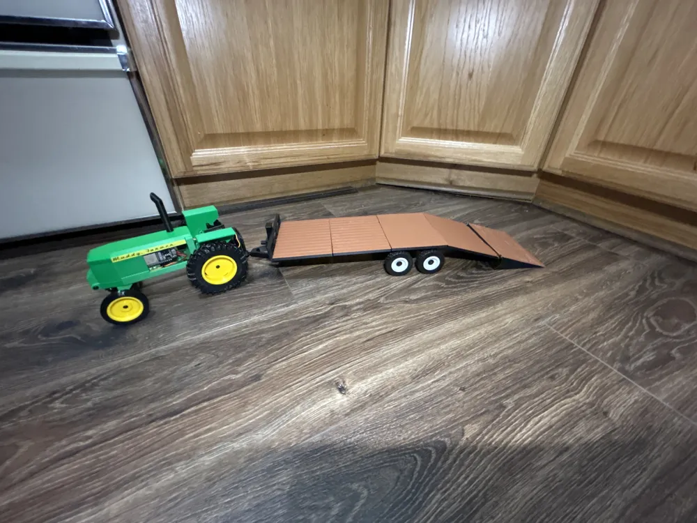 1/18 Scale Flatbed Trailer - Free 3D Print Model - MakerWorld