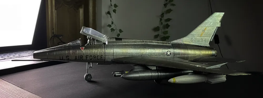 F100-D Super Sabre – 1/32 Scale Model by Christop MakerWorld: Download ...