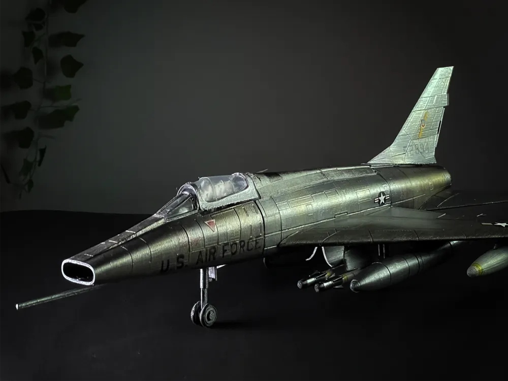 F100-D Super Sabre – 1/32 Scale Model by Christop MakerWorld: Download ...