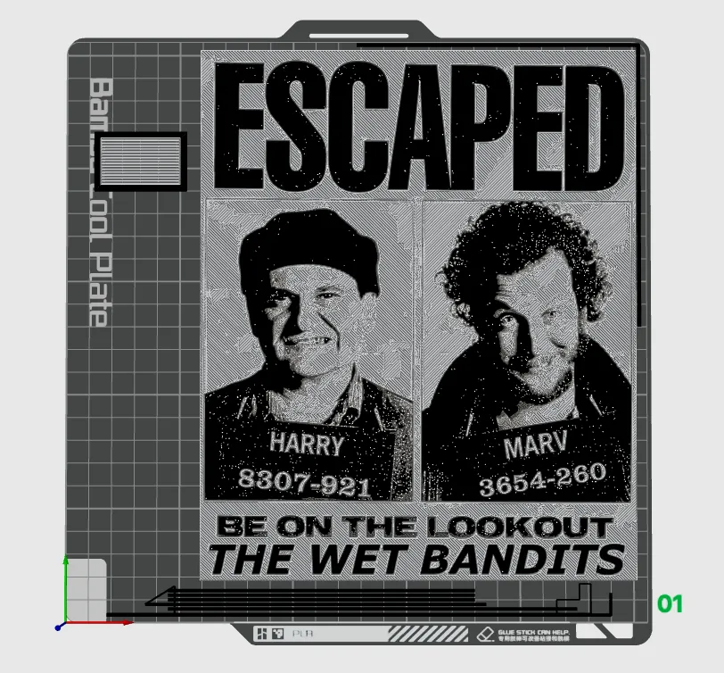 Wet Bandits / Home Alone / Wall Art / Sign / Multicolor by 3D Prints ...