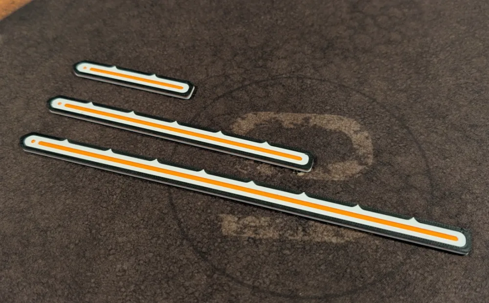 Grimdark 40K Wargaming Measuring Sticks by Wiebbe MakerWorld: Download ...