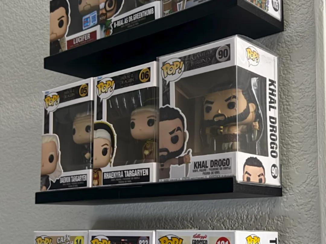 Funko Pop Wall Mounted Shelf - Free 3D Print Model - MakerWorld