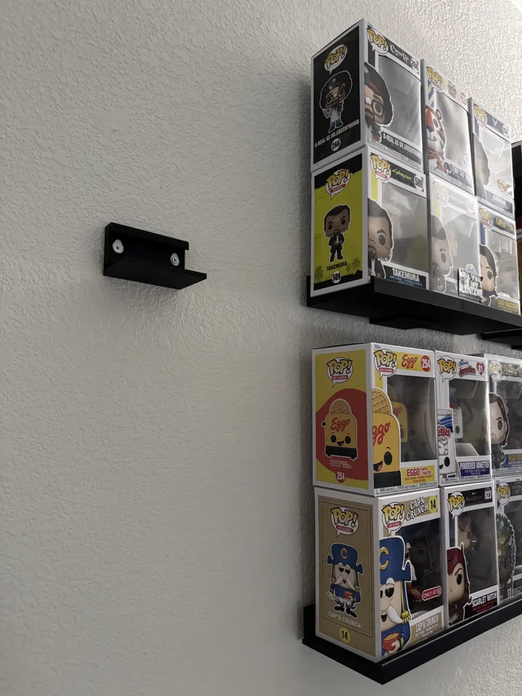 Funko Pop Wall Mounted Shelf - Free 3D Print Model - MakerWorld