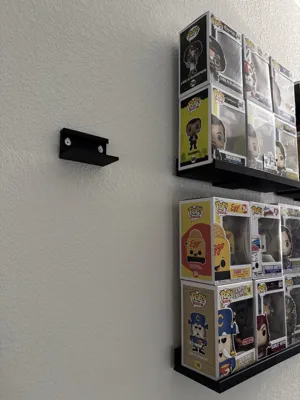 Funko Pop Wall Mounted Shelf - Free 3D Print Model - MakerWorld