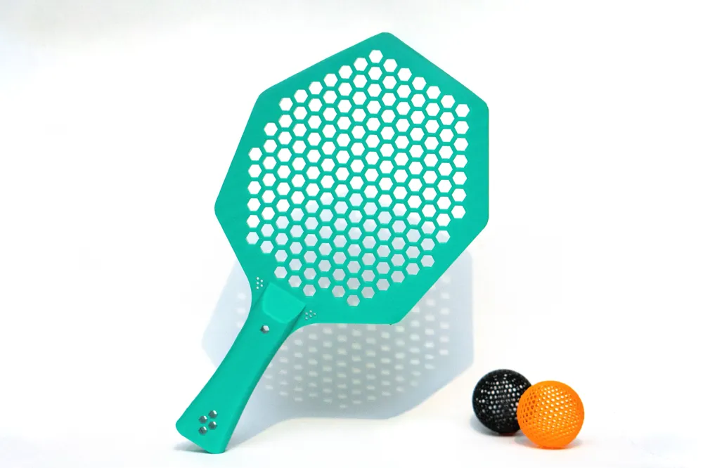 Airless Cyber Ping Pong Racket by Dish Engineering - MakerWorld
