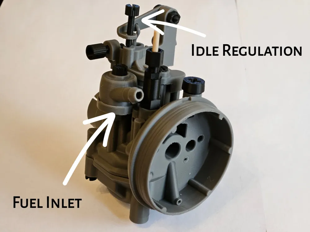 Fully Printable Working Carburetor - Free 3D Print Model - MakerWorld