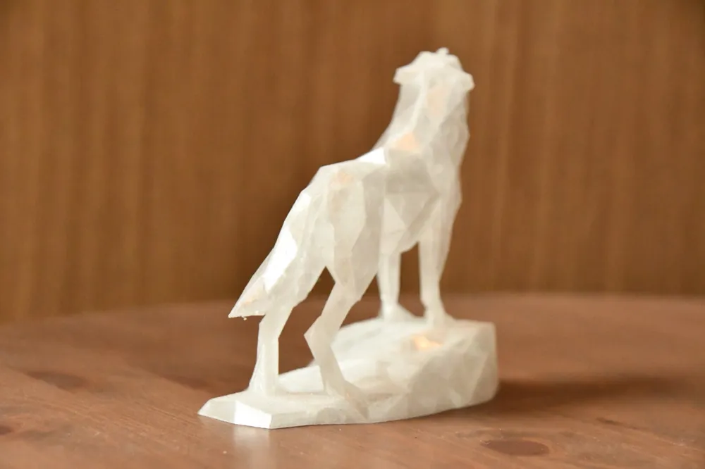Low Poly Arctic Wolf by ASTAR MakerWorld: Download Free 3D Models