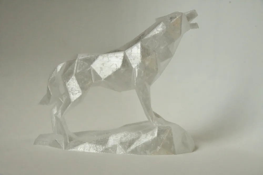 Low Poly Arctic Wolf by ASTAR MakerWorld: Download Free 3D Models