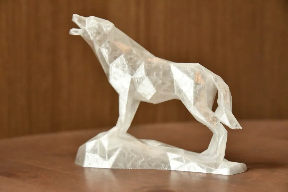 Low Poly Arctic Wolf by ASTAR MakerWorld: Download Free 3D Models