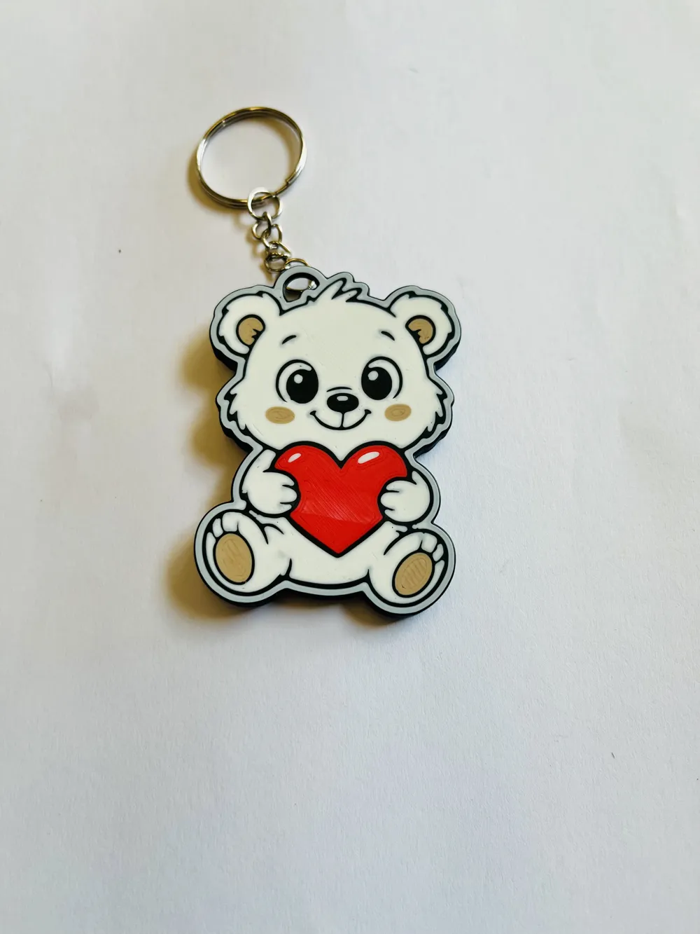 cute bear keychain - Free 3D Print Model - MakerWorld