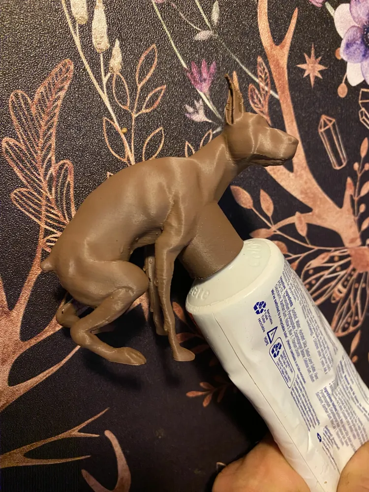 Poopin Doberman Toothpaste Cap - Free 3D Print Model - MakerWorld
