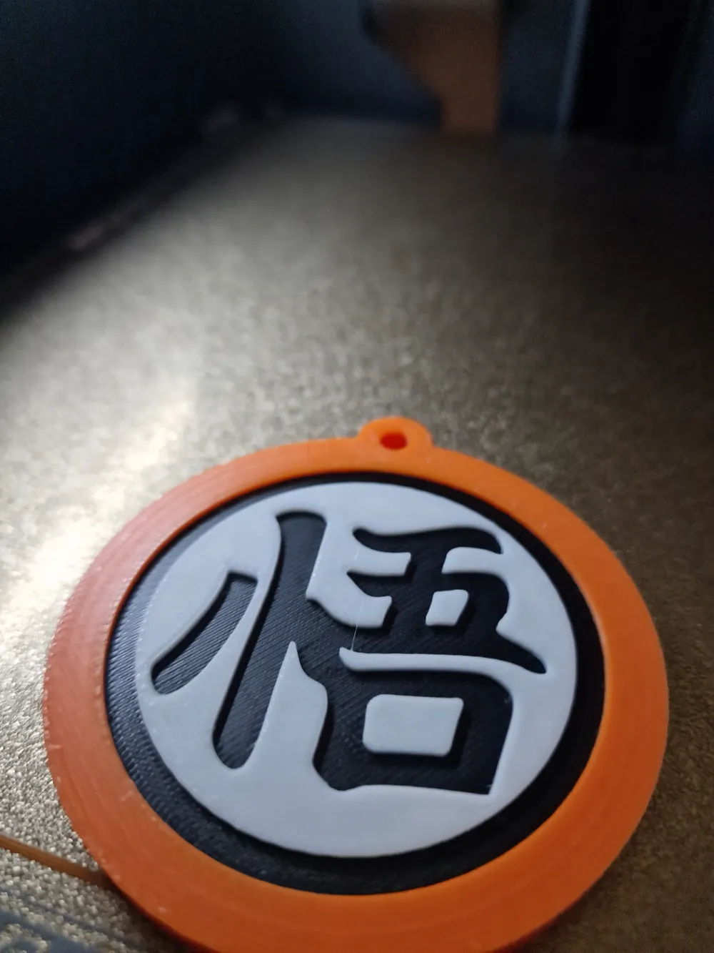 Goku colored keychain (AMS) Remixed by Elessar3141 - MakerWorld