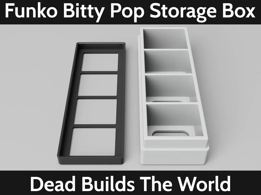 Funko Bitty Pop Storage Box by Deadx_xSmile - MakerWorld