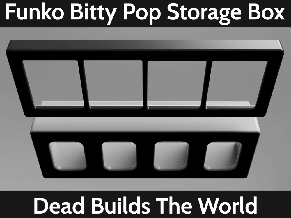 Funko Bitty Pop Storage Box by Deadx_xSmile - MakerWorld