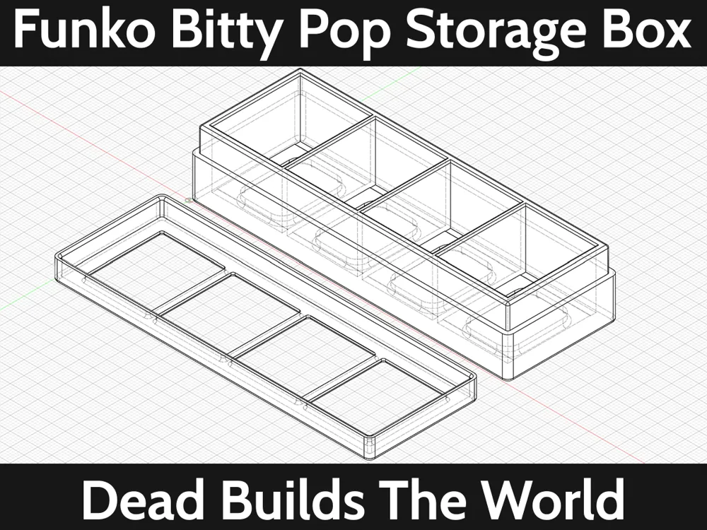 Funko Bitty Pop Storage Box by Deadx_xSmile - MakerWorld
