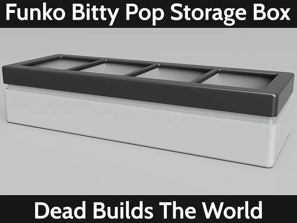 Funko Bitty Pop Storage Box by Deadx_xSmile - MakerWorld
