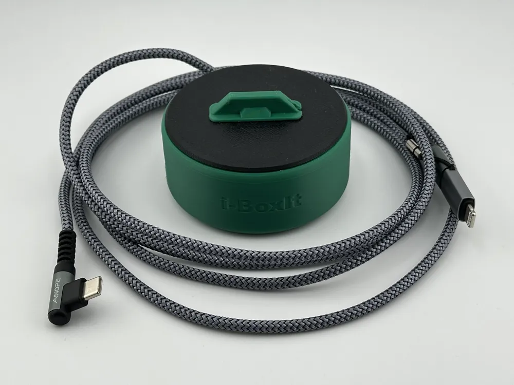 USB Cable Reel by i-BoxItMakerWorld: Download Free 3D Models