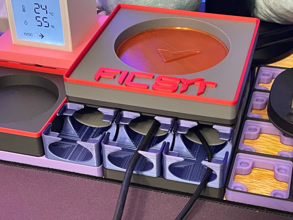 Gridfinity Cable Riser by Hazel MakerWorld: Download Free 3D Models