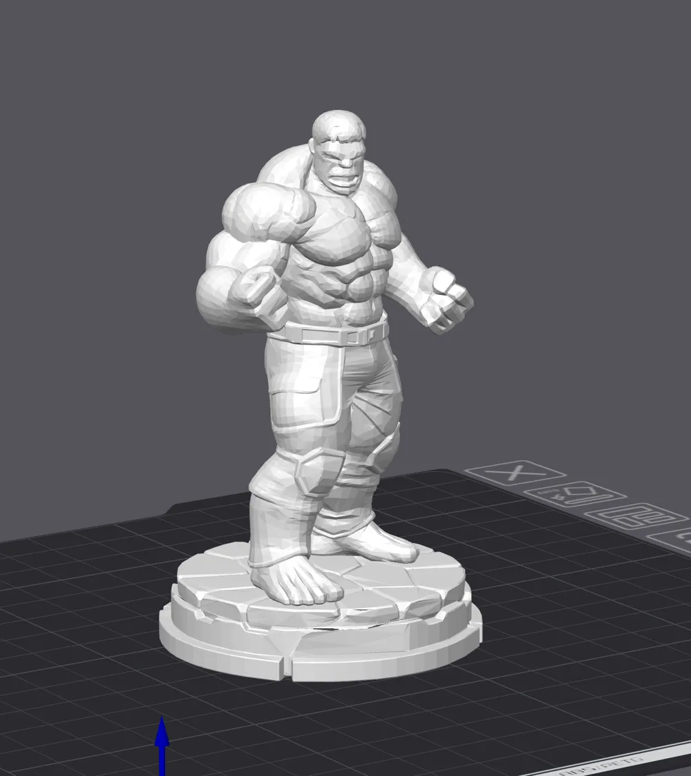 Hulk Miniature Statue (Marvel) - Free 3D Print Model - MakerWorld