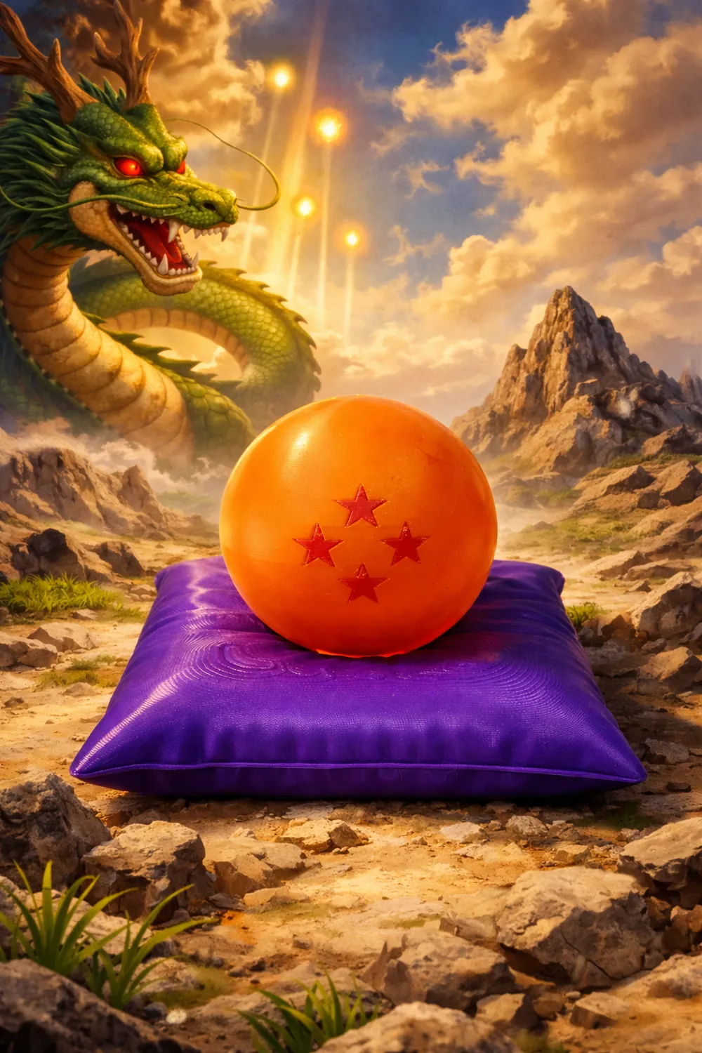 4 Star Dragon Ball - Free 3D Print Model - MakerWorld