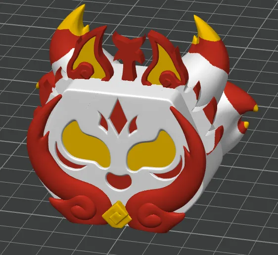 Empyrean Kitsune mutation - Free 3D Print Model - MakerWorld