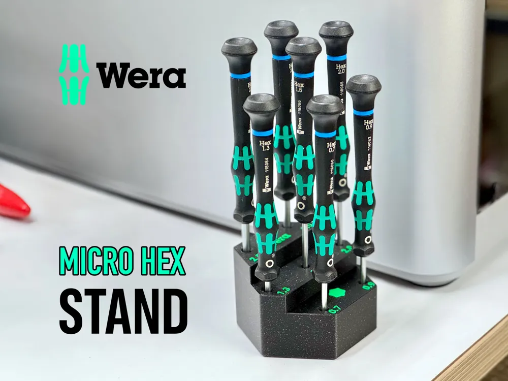 Wera Hex Plus Micro driver set Stand by PDX CNC - MakerWorld