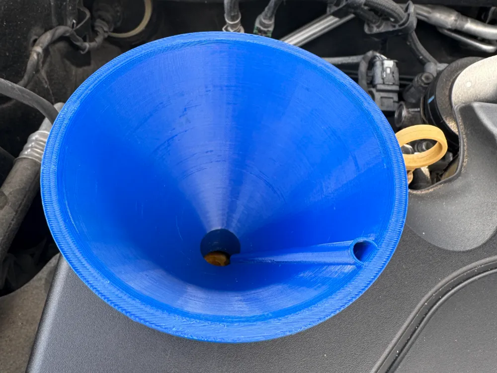 GM Oil Funnel - Free 3D Print Model - MakerWorld