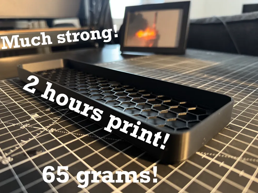 Lean Sponge Holder - Parametric - 65g - 2h print by Mr. Apothecary ...