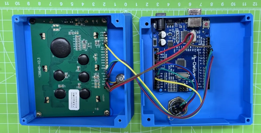 Desktop LCD Case for Arduino Uno - Free 3D Print Model - MakerWorld