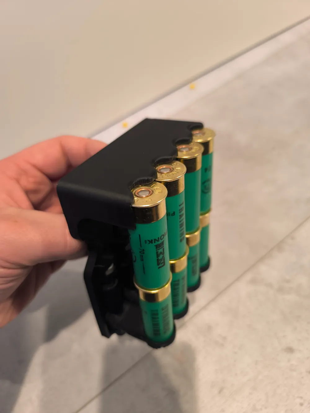 Shotgun shell holder v2 - Free 3D Print Model - MakerWorld