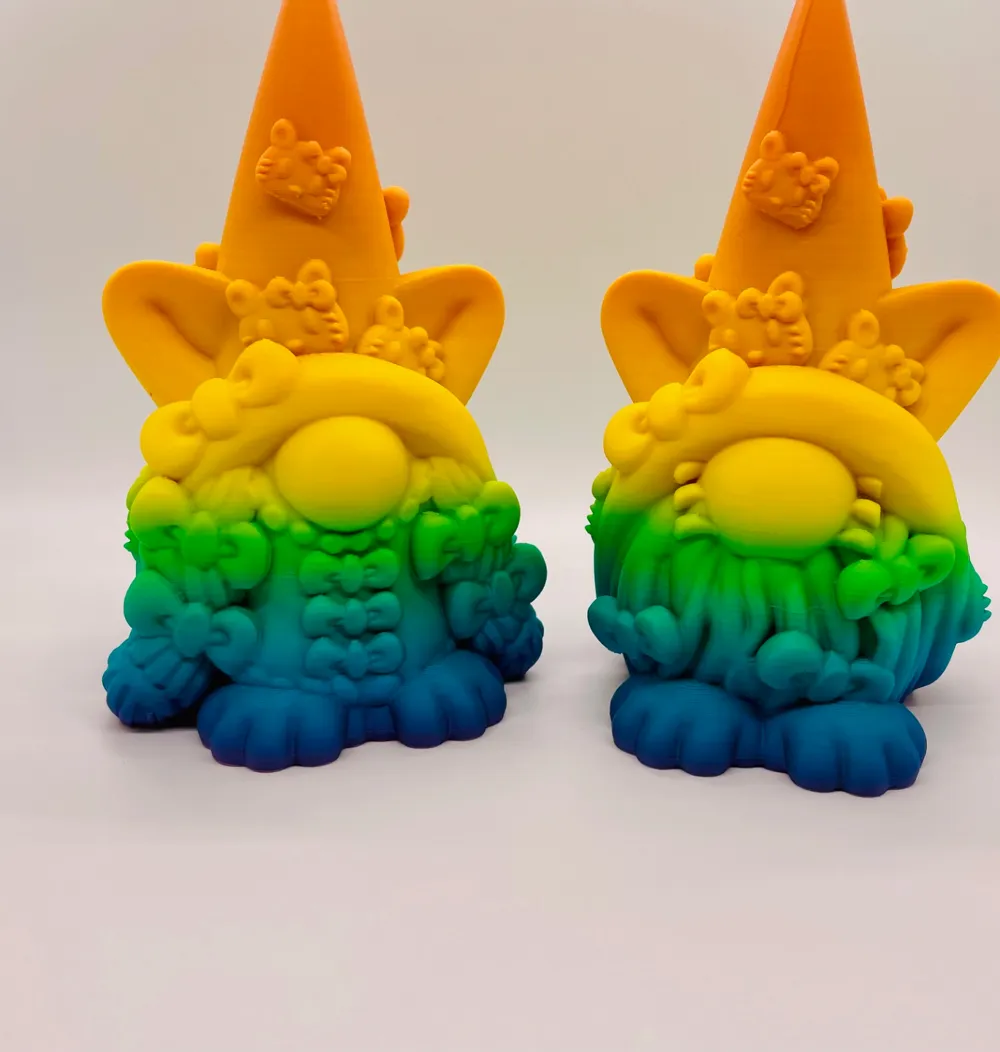 Kitty Girl Gnome by FunFam3D - MakerWorld