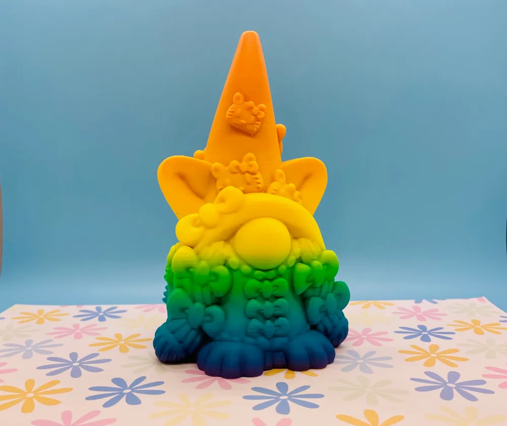 Kitty Girl Gnome by FunFam3D MakerWorld: Download Free 3D Models