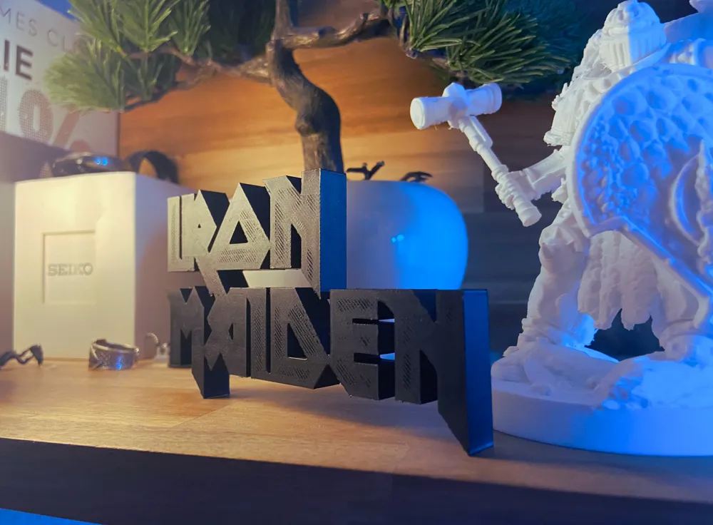 Iron Maiden, Metallica + Table Decoration - Free 3D Print Model ...