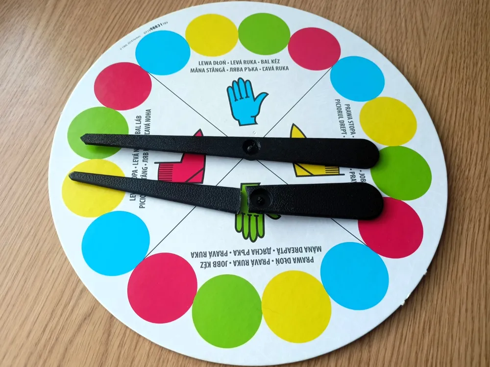 Board game Twister Spinner Arrow Replacement - Free 3D Print Model ...