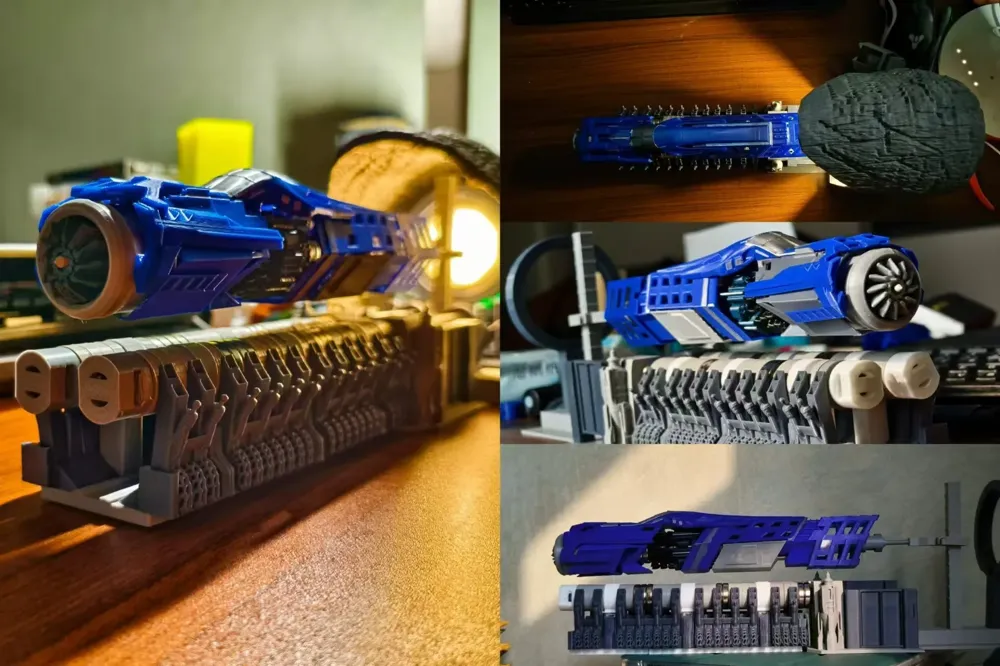 Next-Generation Alien Train (Magnetic Levitation) (Realized with Ring ...