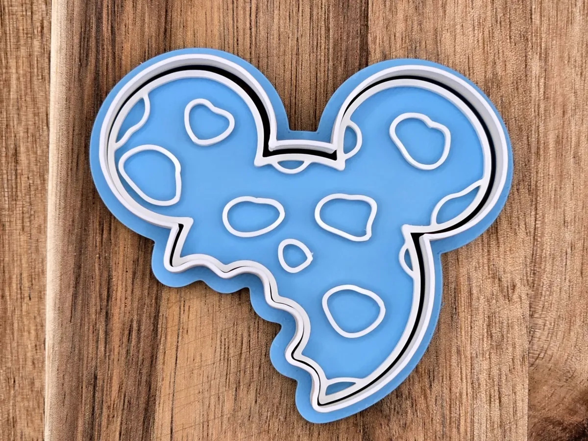 Mickey Mouse Cookie Bite Cutter Stamp Playdoh - Free 3D Print Model ...