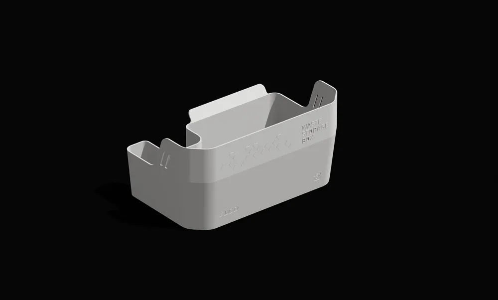 A1 Purge Waste Bin and Deflector Waste box V2 Remixed by canmaxfire ...