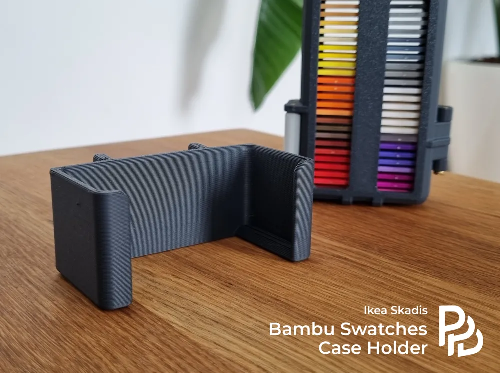IKEA Skadis Bambu Swatches Case Holder by Pinky Ponky Design - MakerWorld