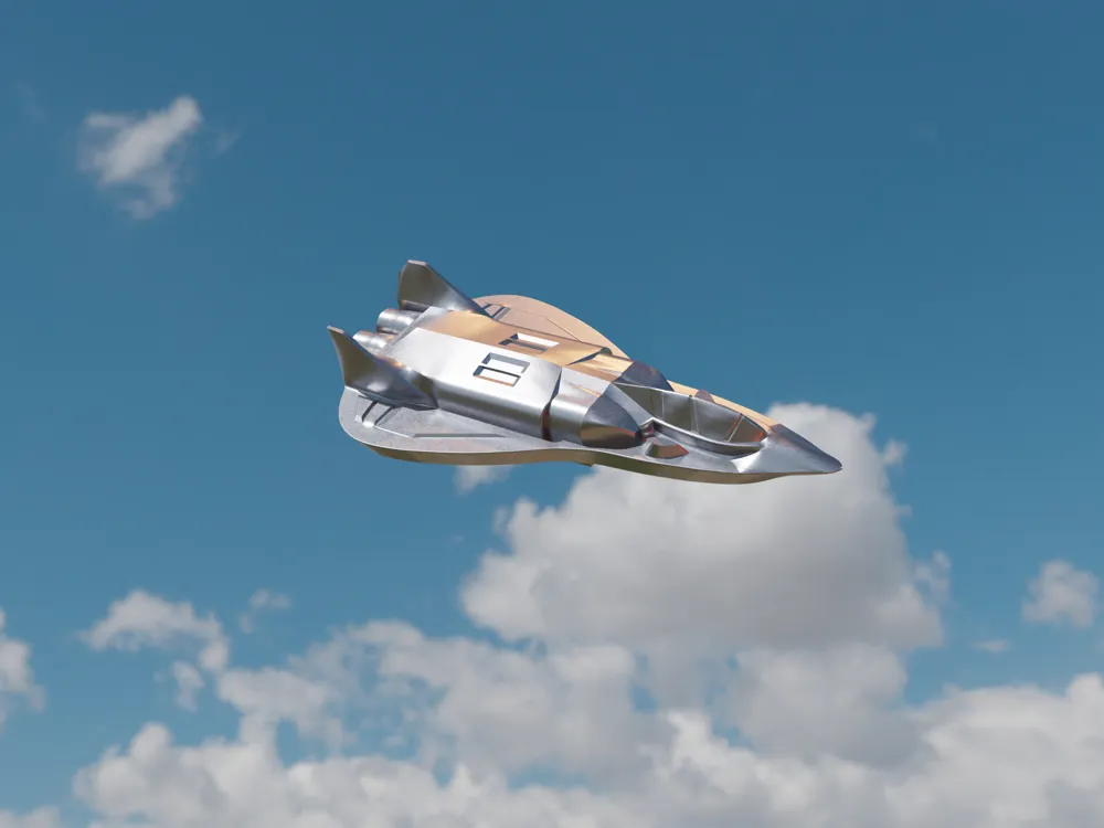 Ring Jet Raider - Print in place - F-19 Stealth by Maranar - MakerWorld