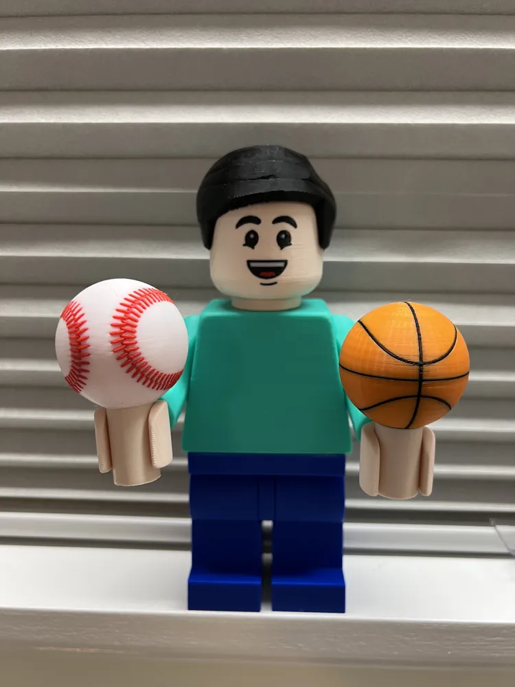 Big Brick * Baseball by WhatChelleIMake MakerWorld: Download Free 3D Models